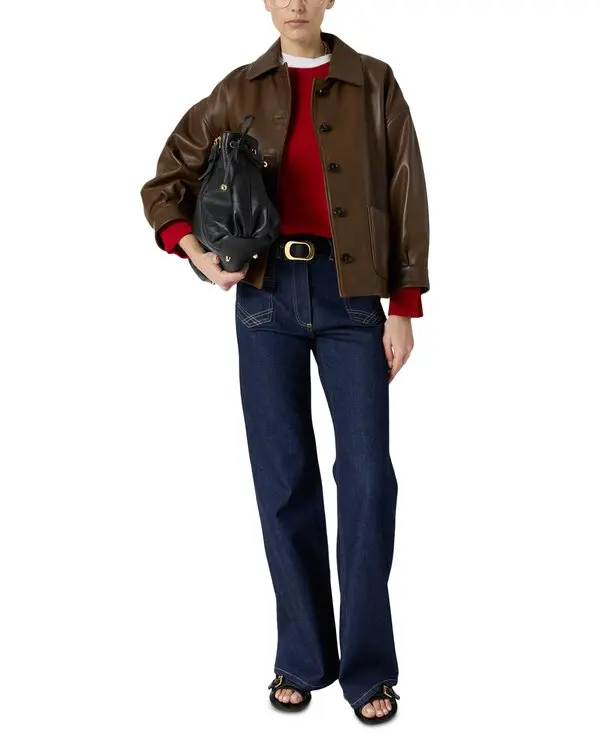 Gerard Darel Tinae Leather Jacket