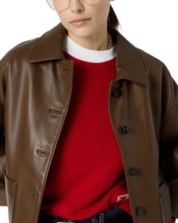 Gerard Darel Tinae Leather Jacket
