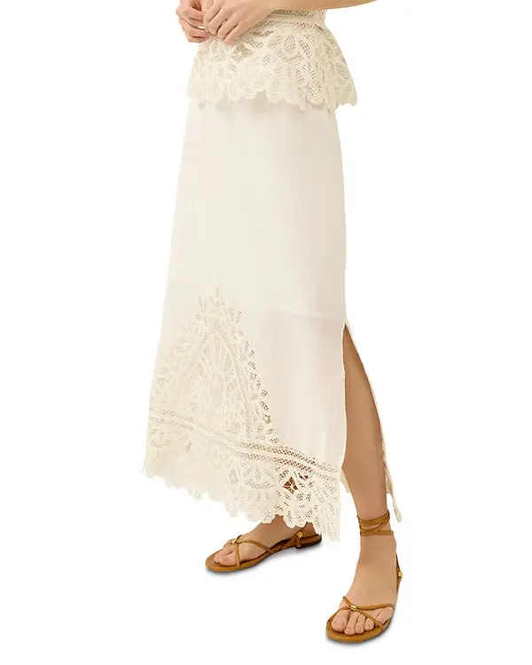 MARIE OLIVER Alexis Linen Skirt