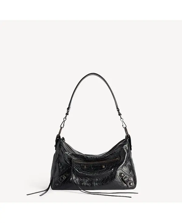 Balenciaga Le City Moto Small Bag - Black