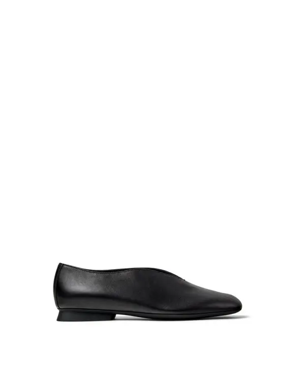 Camper Casi Myra Leather Ballerina - Black