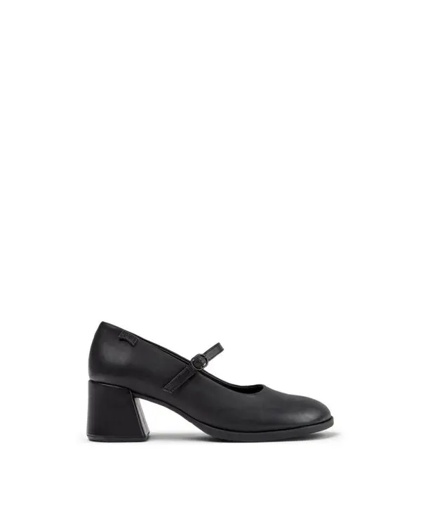 Camper Kora Leather Ballerinas - Black