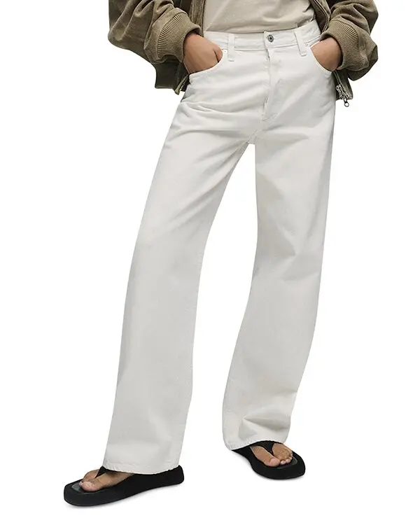 AGOLDE 90's Mid-rise Jeans - Bone