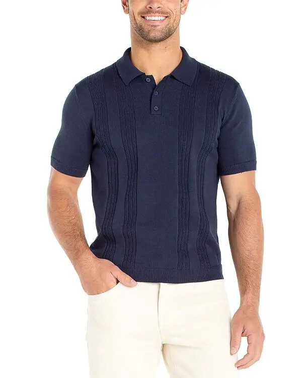 LIVERPOOL Short Sleeve Sweater Knit Polo