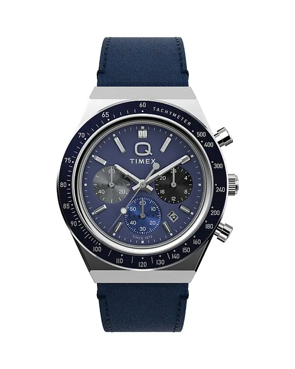 TIMEX Q Chronograph Strap Watch - Blue