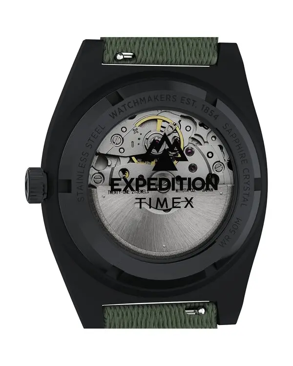 TIMEX Expedition Capstone Automatic Fabric Strap Watch, 39mm