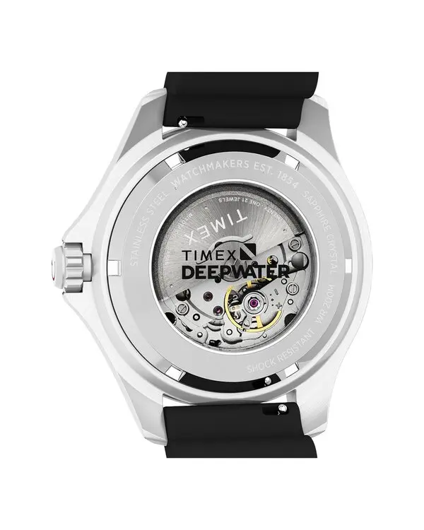 TIMEX Deepwater Meridian 200 Automatic Hnbr Rubber Strap Watch
