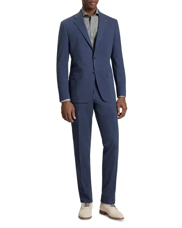 Ted Baker London Modern Fit Seersucker Suit Pants - Blue
