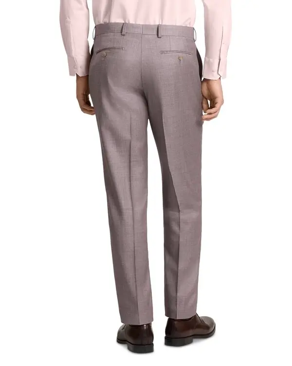 Ted Baker London Winter Modern Fit Sharkskin Suit Pants - Mauve