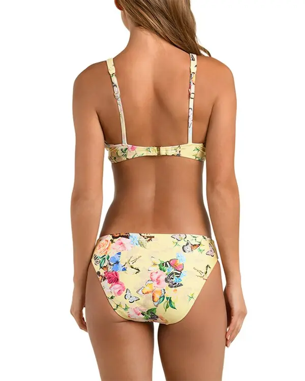 L'Agence Lexi Garden Butterflies Bikini Top - Multi