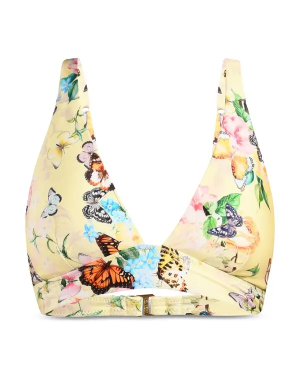 L'Agence Lexi Garden Butterflies Bikini Top - Multi