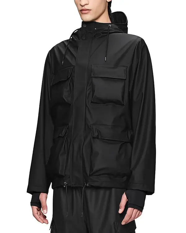 Rains Pocket Jacket W3 - Black