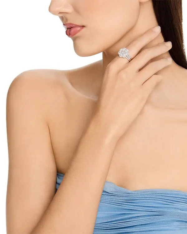 Bloomingdale'S Diamond Flower Ring 2.0 Tcw