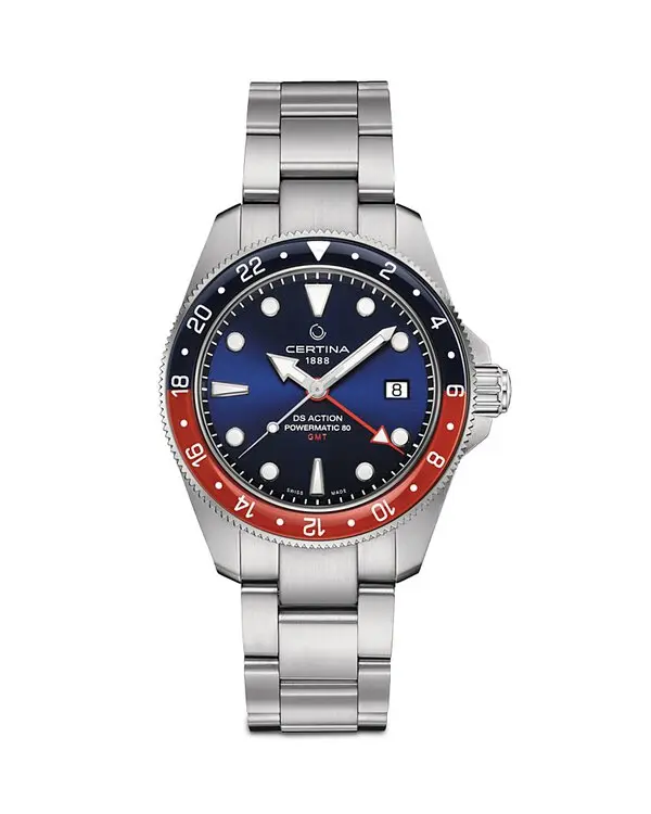CERTINA Ds Action Gmt Watch 41mm - Blue