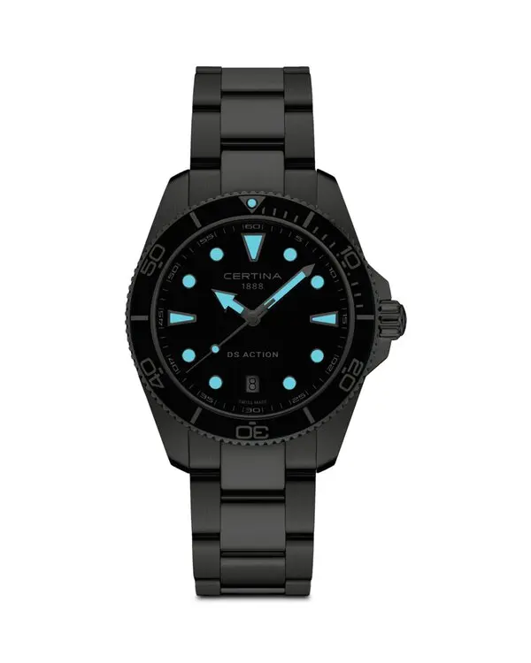 CERTINA Ds Action Gent 40mm Watch - Black