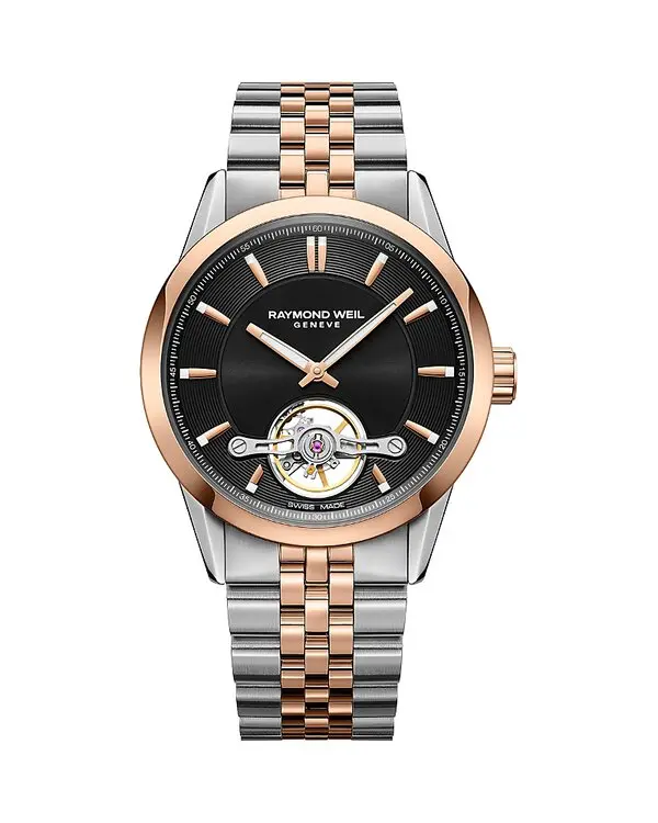 RAYMOND WEIL Automatic Watch, 42mm - Two-tone/black