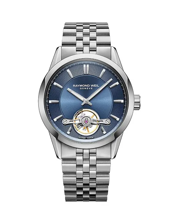 RAYMOND WEIL Freelancer Calibre Automatic Watch - Silver/blue