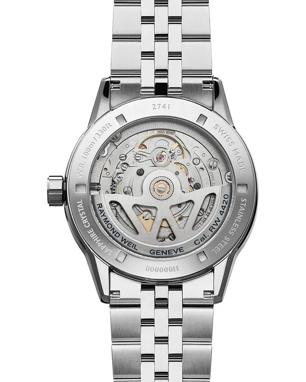 RAYMOND WEIL Freelancer Automatic Bracelet Watch, 40mm - Silver/green