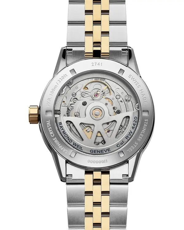 RAYMOND WEIL Freelancer Automatic Classic Two-tone Date Watch - Two-tone/silver
