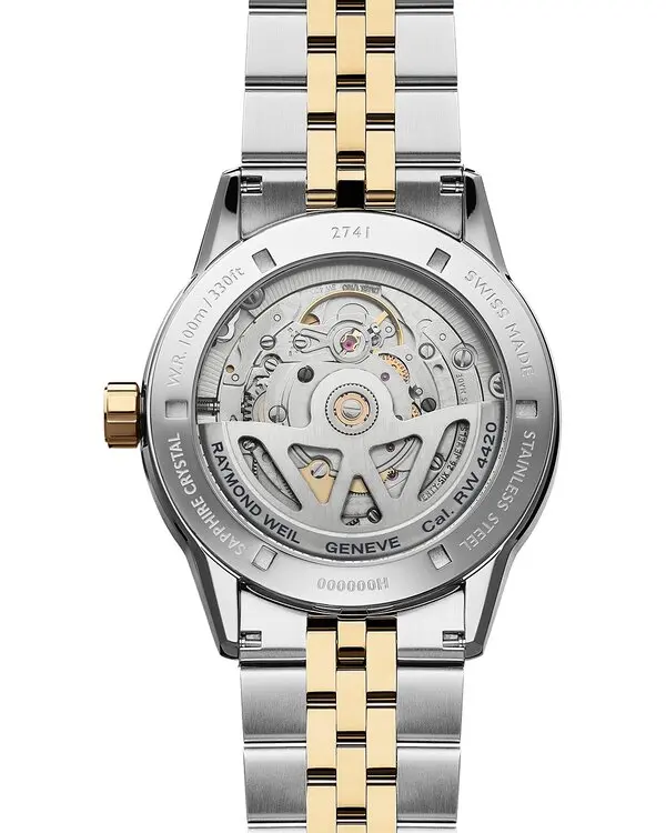 RAYMOND WEIL Freelancer Automatic Classic Two-tone Date Watch - Two-tone/blue