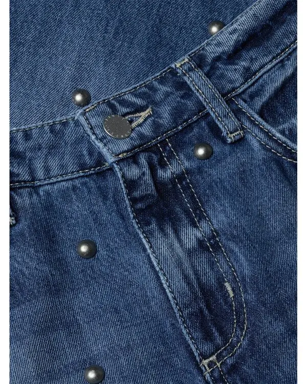 L'Agence Bex High-rise Studded Rodeo Jeans