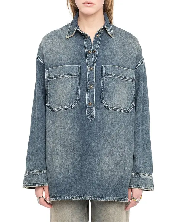 Zadig&Voltaire Timona Denim Shirt