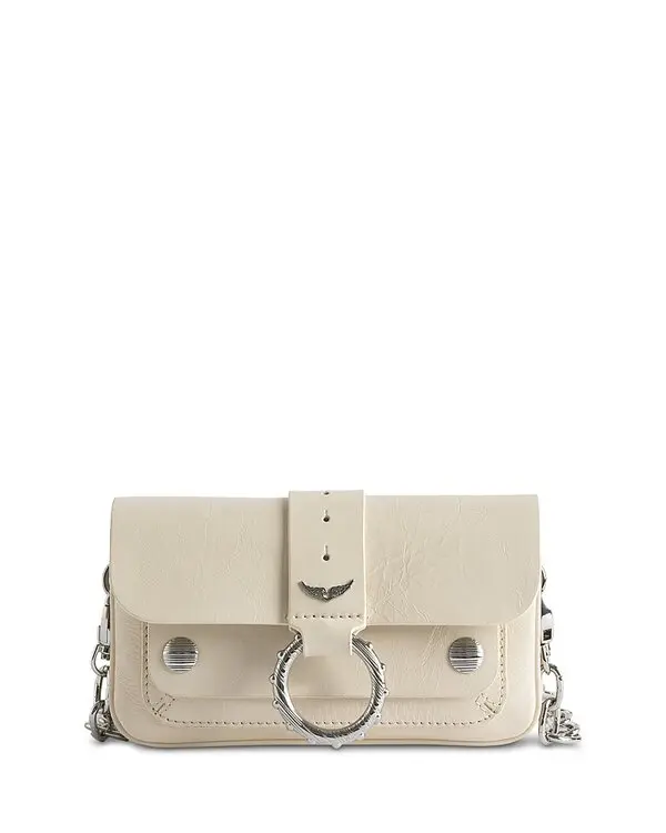 Zadig&Voltaire Patent Leather Chain Wallet Bag - Flash