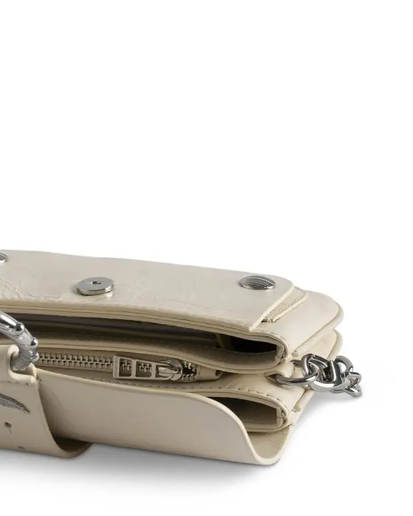 Zadig&Voltaire Patent Leather Chain Wallet Bag - Flash