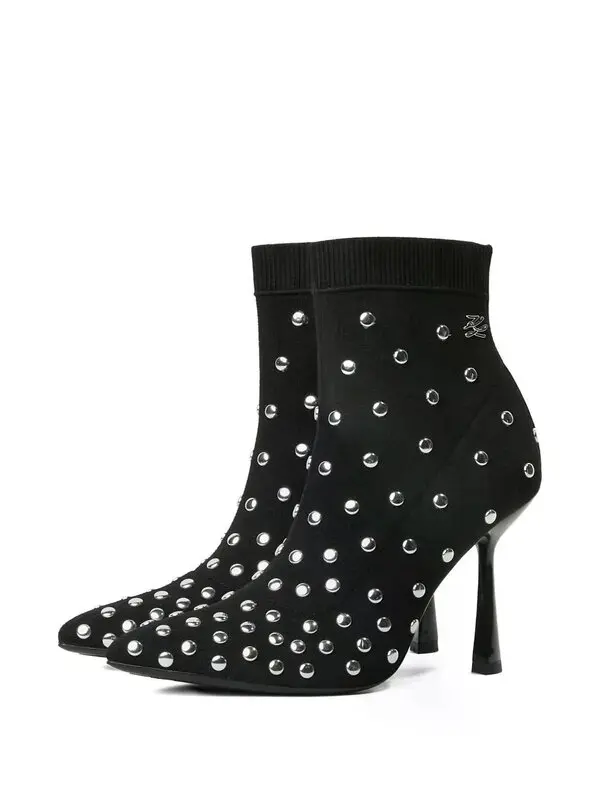 Karl Lagerfeld Pandara Ankle Boots - Black