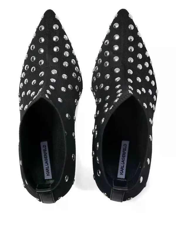 Karl Lagerfeld Pandara Ankle Boots - Black