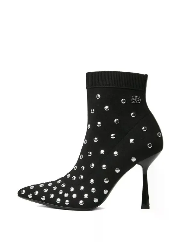 Karl Lagerfeld Pandara Ankle Boots - Black