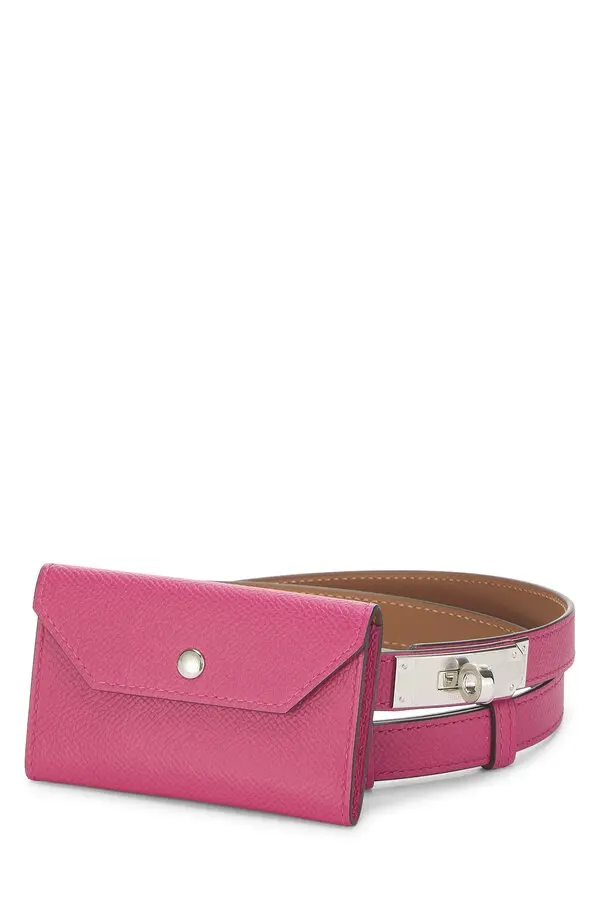 Hermès Pocket Kelly Belt 18 - Rose Mexico