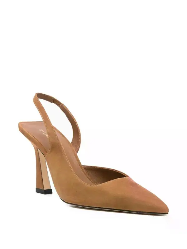 STUART WEITZMAN Vinnie Heeled Pumps - Brown