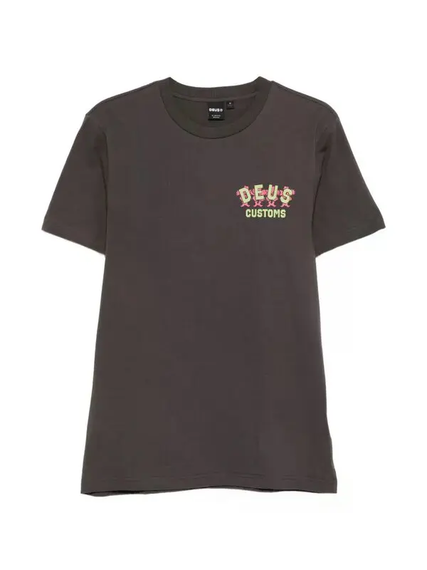 Deus Ex Machina Fancy Pansy Floral-print T-shirt