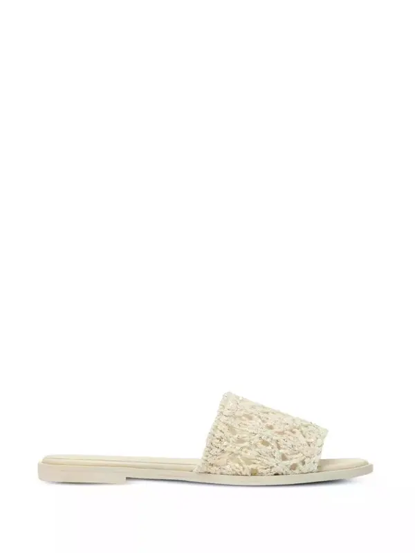 Fabiana Filippi Openwork Flat Sandals - Neutrals