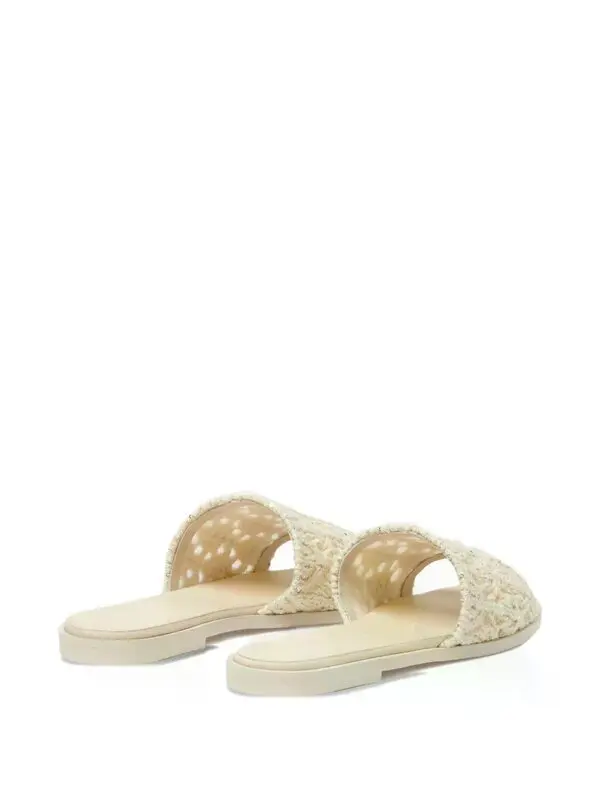 Fabiana Filippi Openwork Flat Sandals - Neutrals