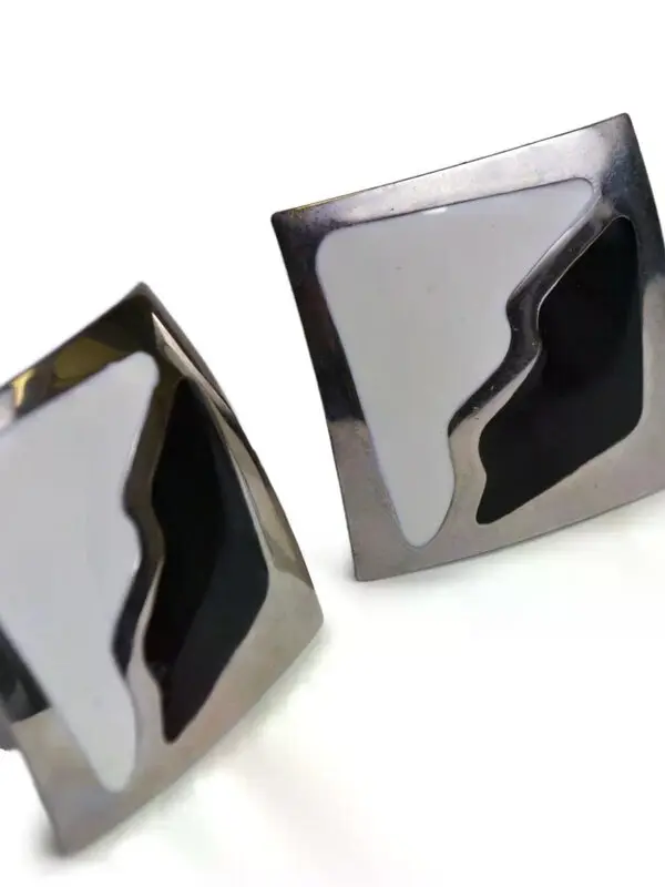 Thierry Mugler Square Clip-on Earrings