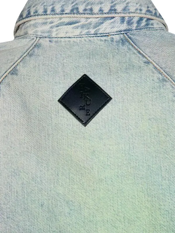 HAIKURE Keira Buttoned Denim Shirt - Blue