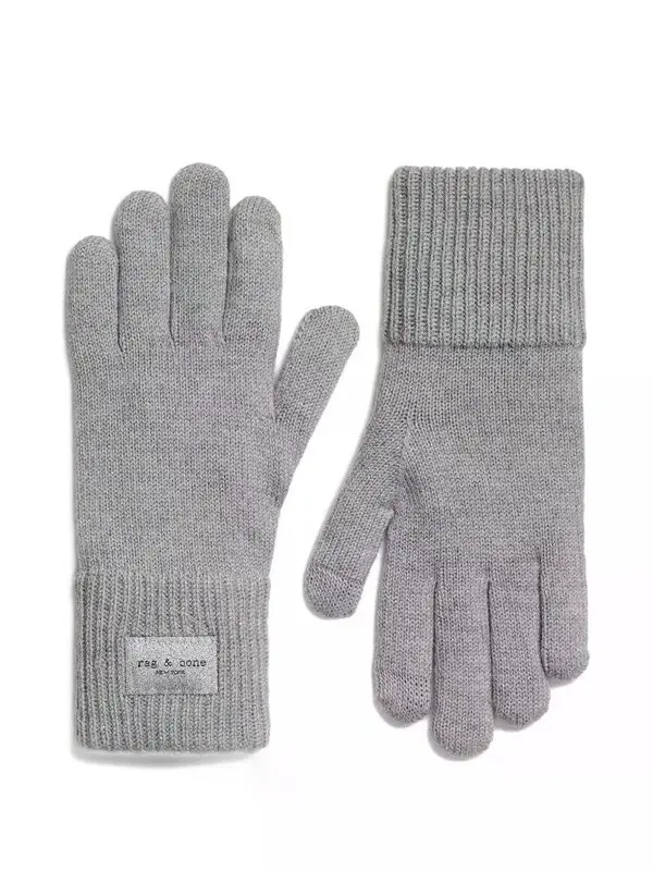 Rag & Bone Blake Gloves - Grey