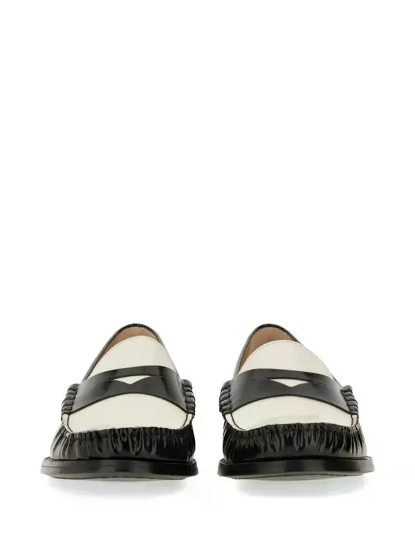 STUART WEITZMAN Lottie Two-tone Loafers