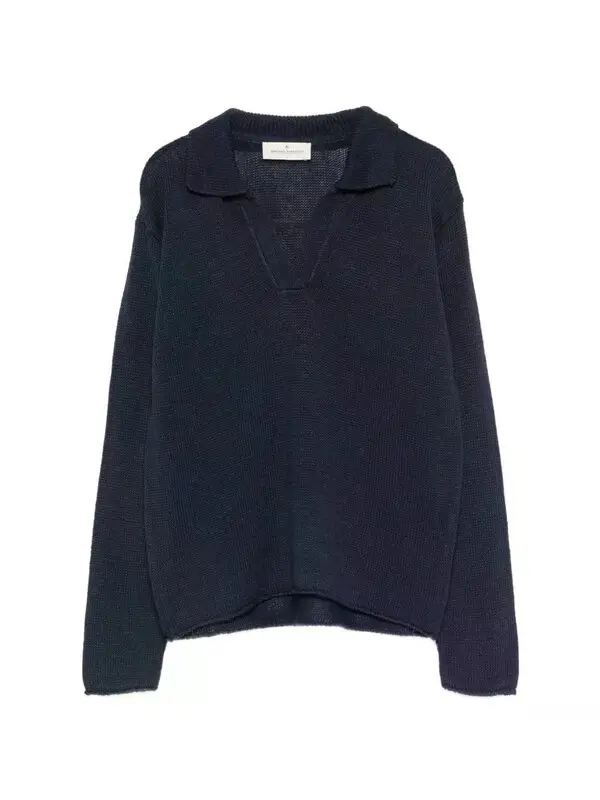 Bruno Manetti V-neck Knitted Sweater