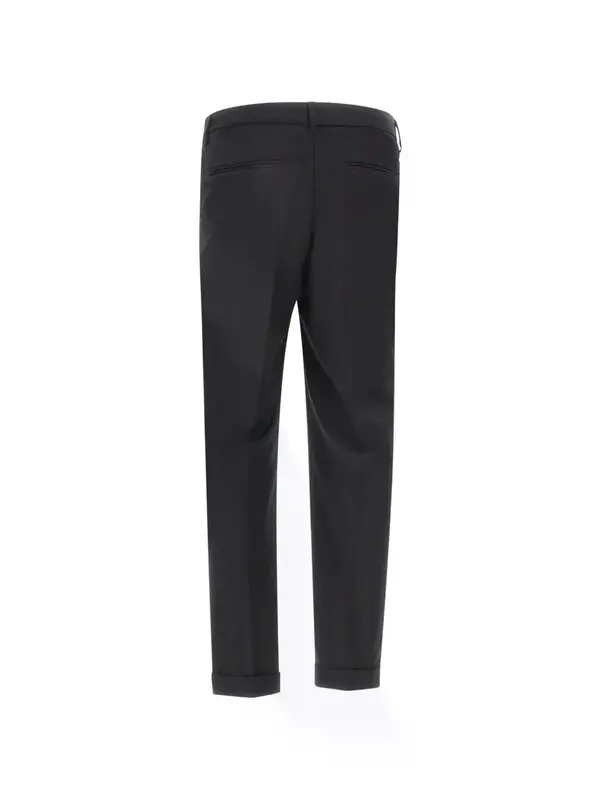 DEVORE INCIPIT Pleated Cuffed Trousers - Grey