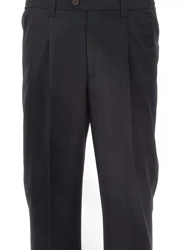 DEVORE INCIPIT Pleated Cuffed Trousers - Grey