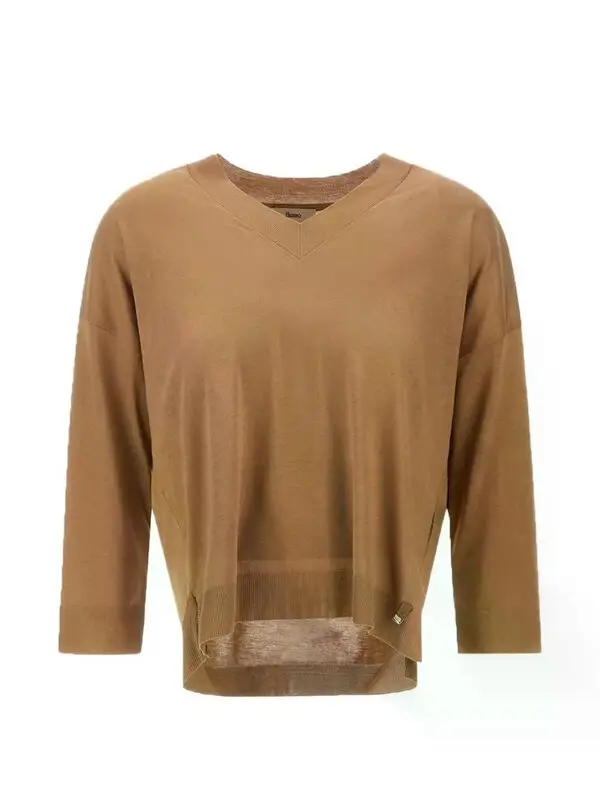 Herno V-neck Sweater - Brown
