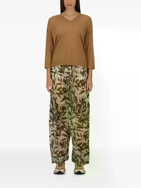 Herno V-neck Sweater - Brown