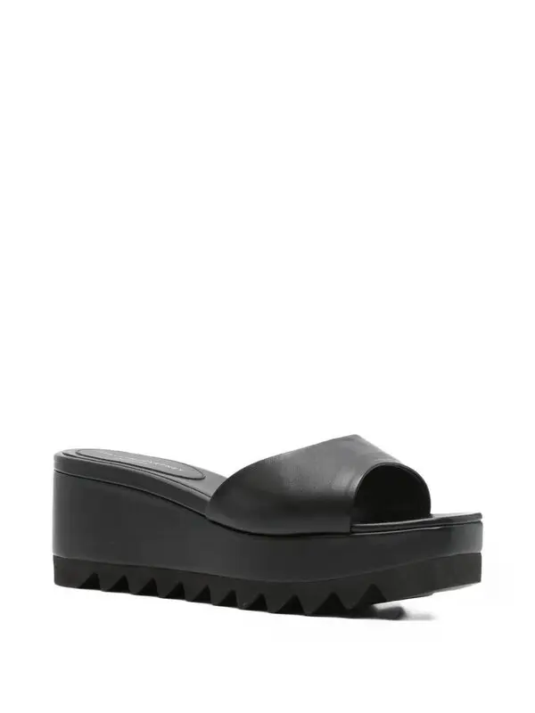 Stella McCartney Square-toe Sandals - Black