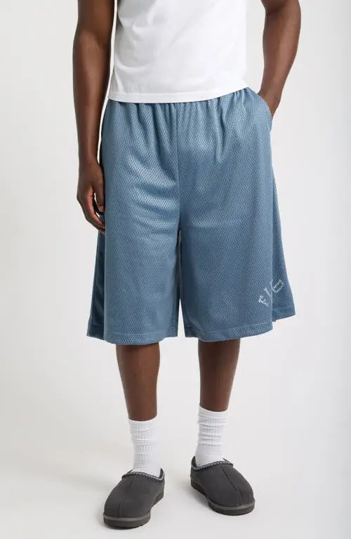 ELWOOD Canopy Mesh Basketball Shorts - Slate