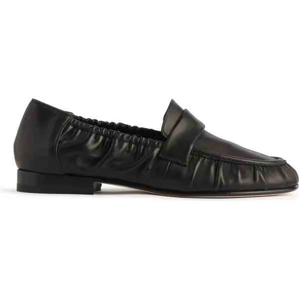 NEIL J. RODGERS Ruche Soft Loafer - Black