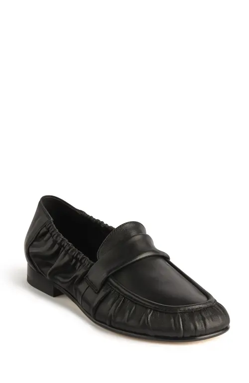 NEIL J. RODGERS Ruche Soft Loafer - Black