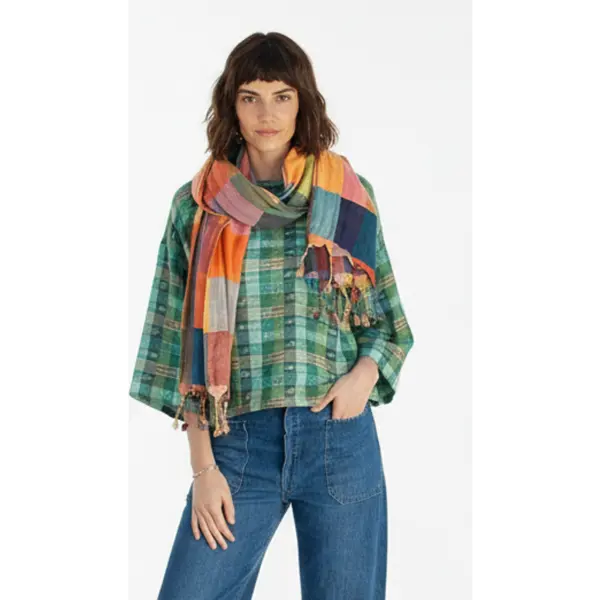 Ace & Jig Alto Souble-sided Scarf With Tassels - Glossary